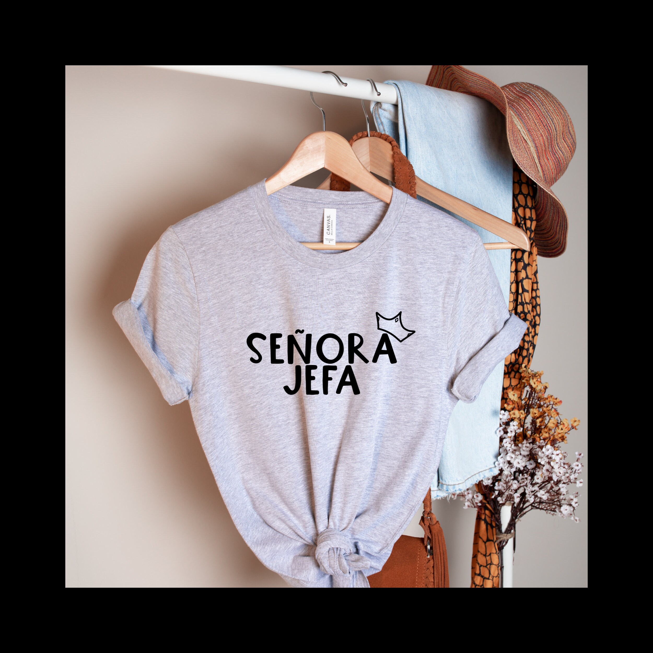 Senora Jefa T Shirt, Senora Vibes Gift for Mom, Boss Lady Shirt First ...