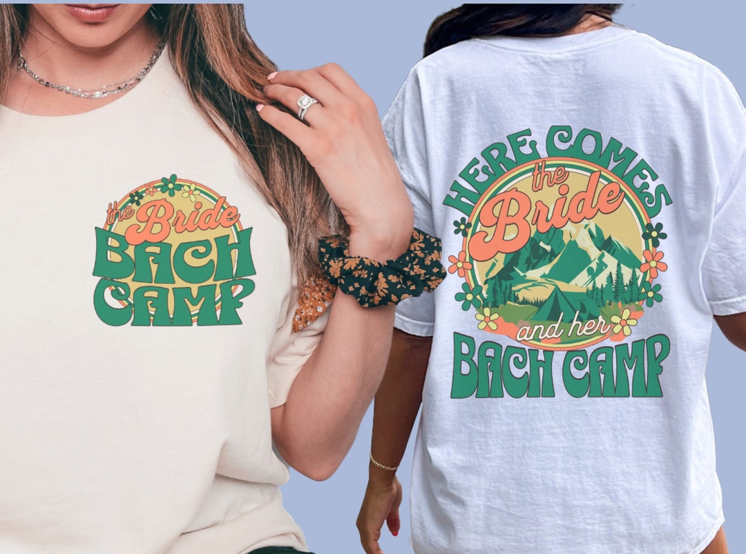 Retro Camp Bachelorette Shirts Camping Bachelorette Party Shirts ...