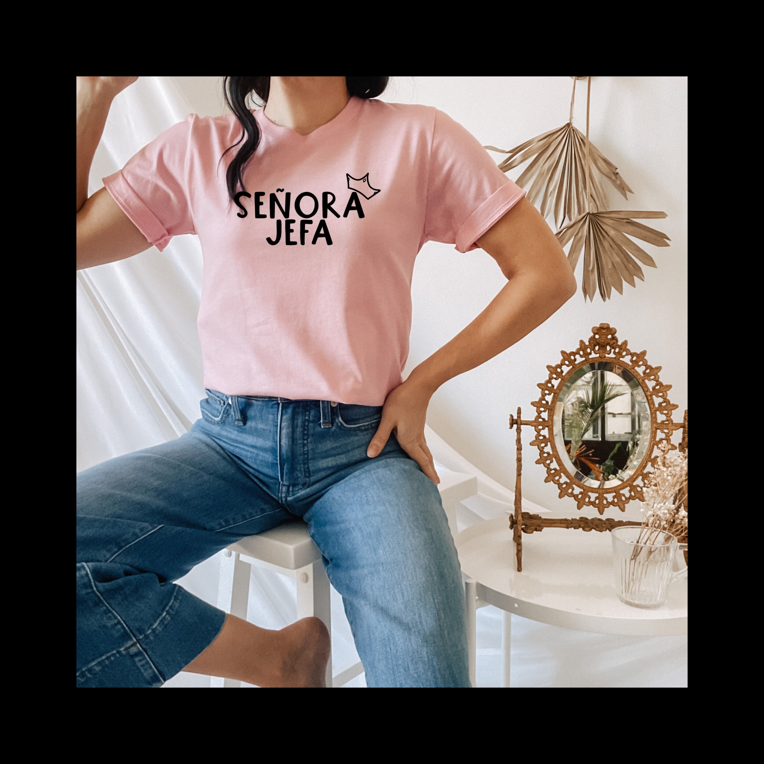 Senora Jefa T Shirt Senora Vibes Gift for Mom Boss Lady | Etsy