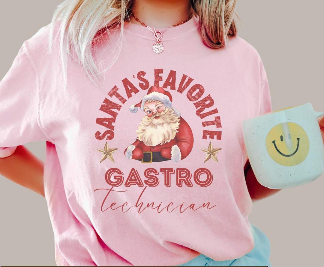 Custom GI Nurse Santa Shirt to Matching Tee, Endoscopy Nurse Group ...