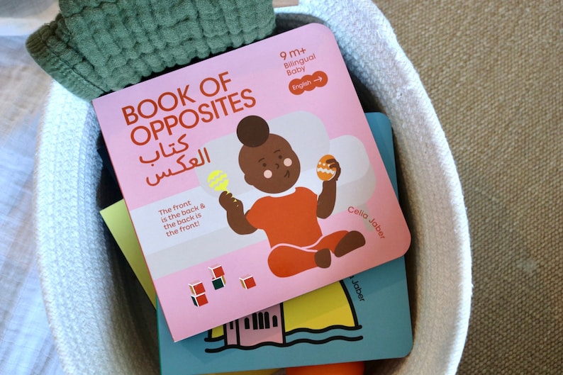 Book of Opposites, the Bilingual Way! English & Arabic Board Book, Ages ...