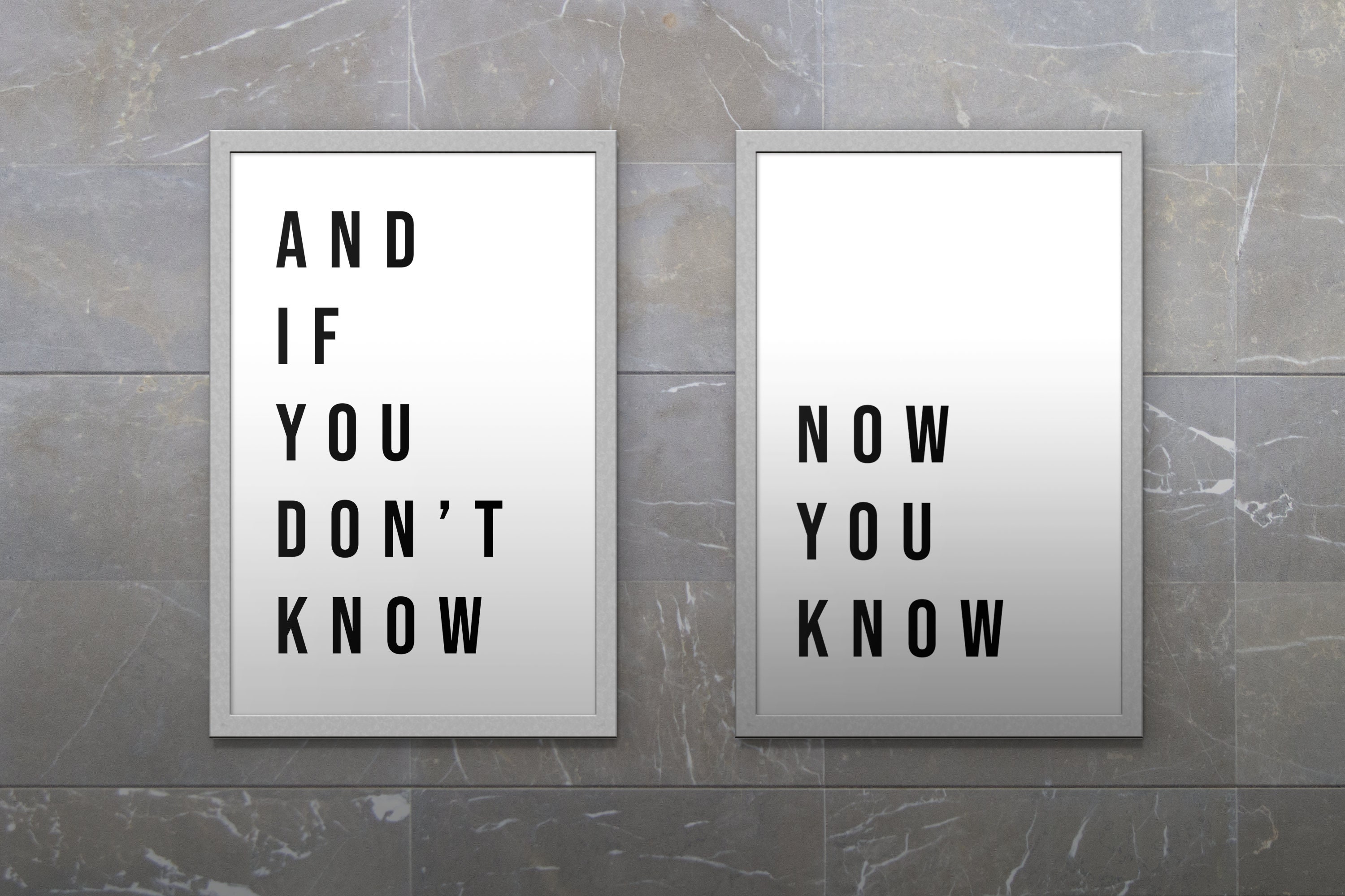 If You Don't Know, Now You Know - Rap Lyrics Wall Art, Hip Hop Lyric ...