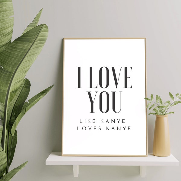 Kanye Lyrics Print - Etsy