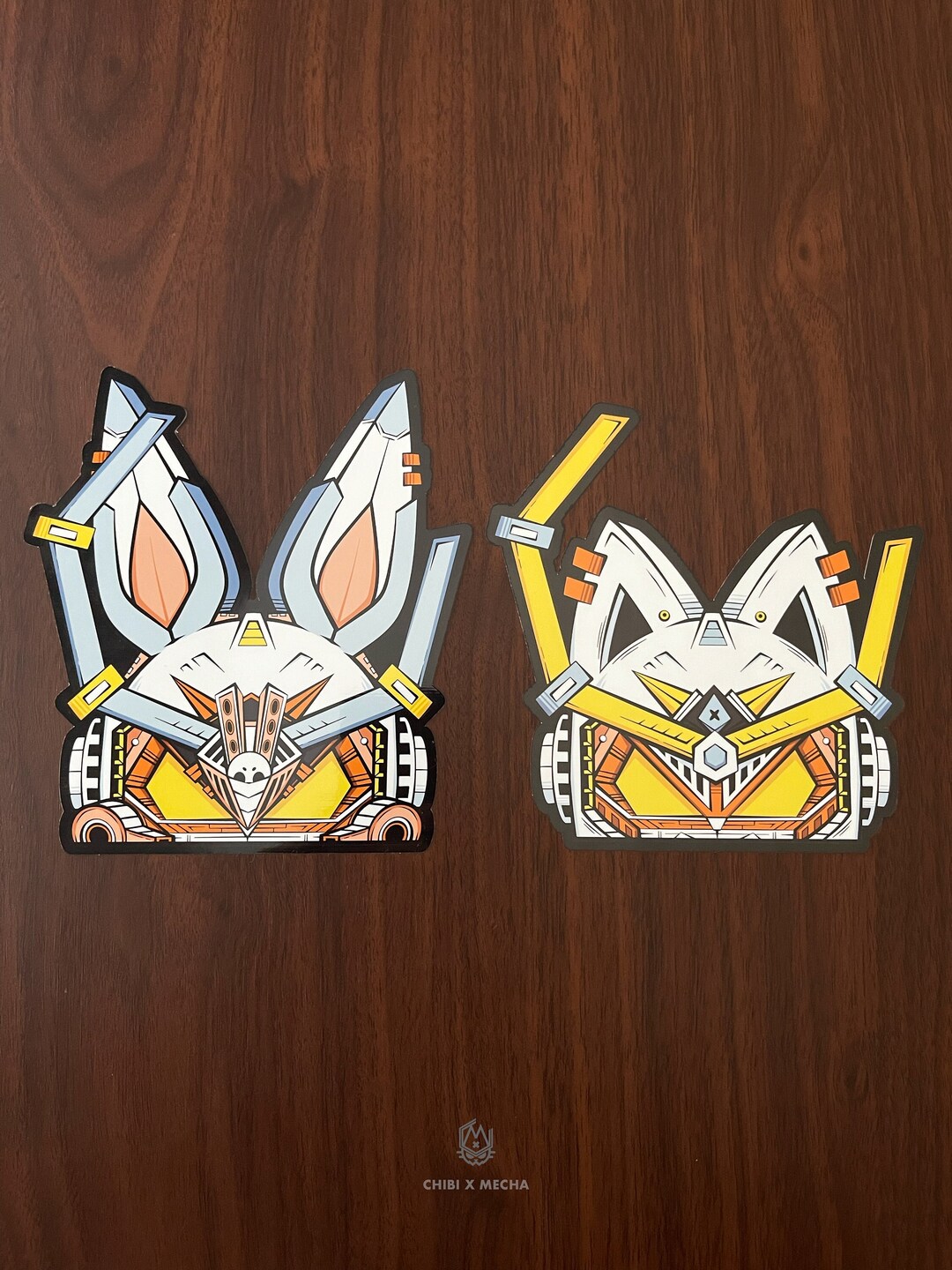 Chibi Mecha - Anime Peeker Sticker - Etsy
