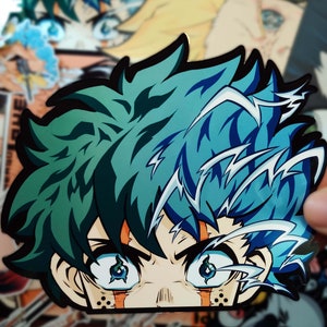 Anime Peeker Stickers - Etsy
