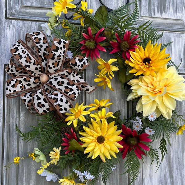 Animal Print Wreath - Etsy
