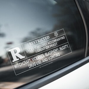 Rated R Decal - Etsy