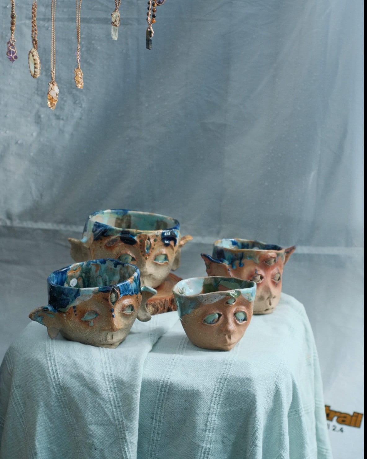 Elven Face Planter. Handmade Sculptural Pottery. Handbuilt Ceramic ...