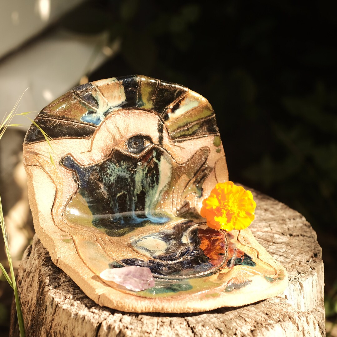 Celestial Dream: Third Eye Handmade Ceramic Incense Burner by ... Celestial Dream: Third Eye Handmade Ceramic Incense Burner by ...