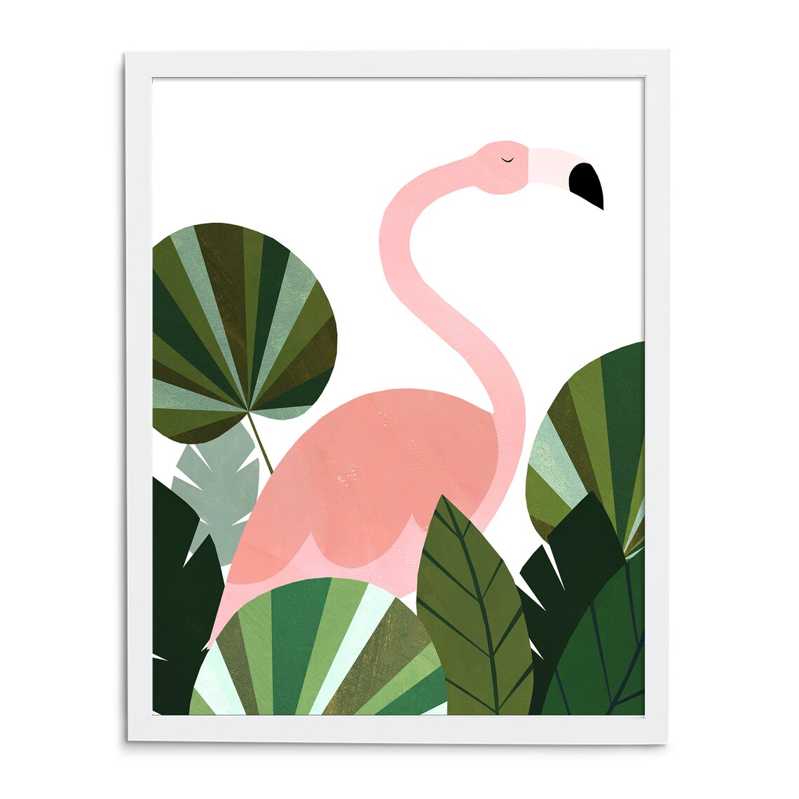 Flamingo Art Print Kids Wall Art Nursery Art Jungle - Etsy