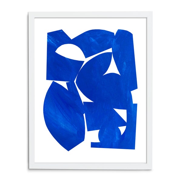 Cobalt Blue Wall Art - Etsy