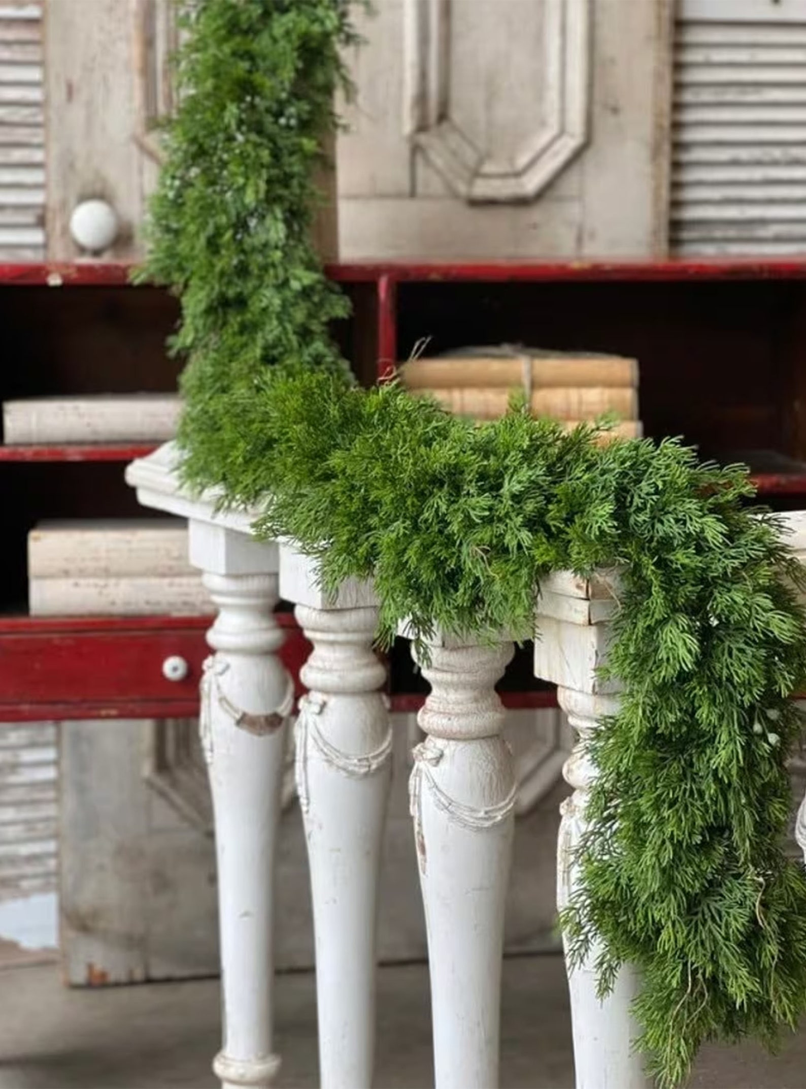 Christmas Cedar Garland, Christmas Garland, Cedar Pine Garland ...