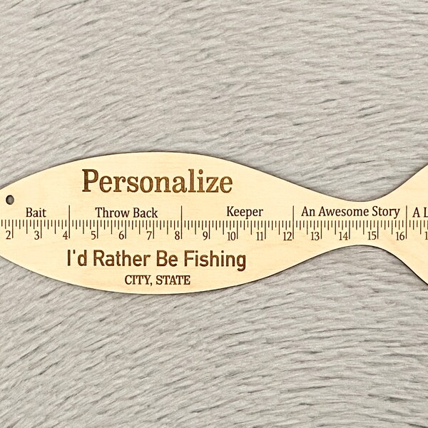 Fish Ruler Svg - Etsy