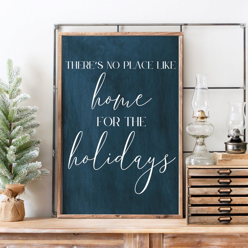 Home for the Holidays Sign - Etsy