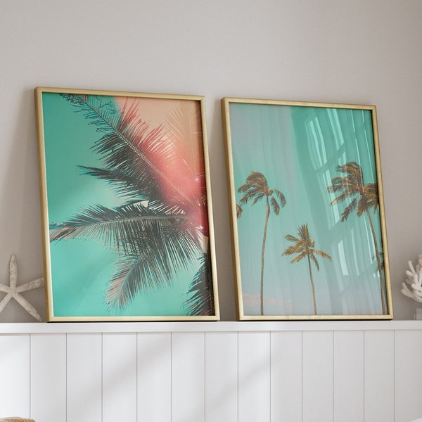 Palm Tree Poster - Etsy