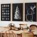 Winter Wall Art, Set of 3 Prints, Winter Printable Art, Holiday Prints ...