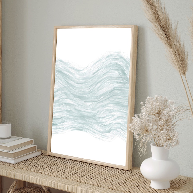 Wave Print - Etsy