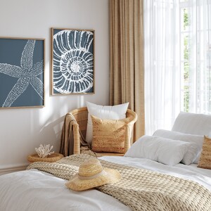 Beach Wall Art, Ocean Art, Coastal Art, Blue and White Beach Decor ...