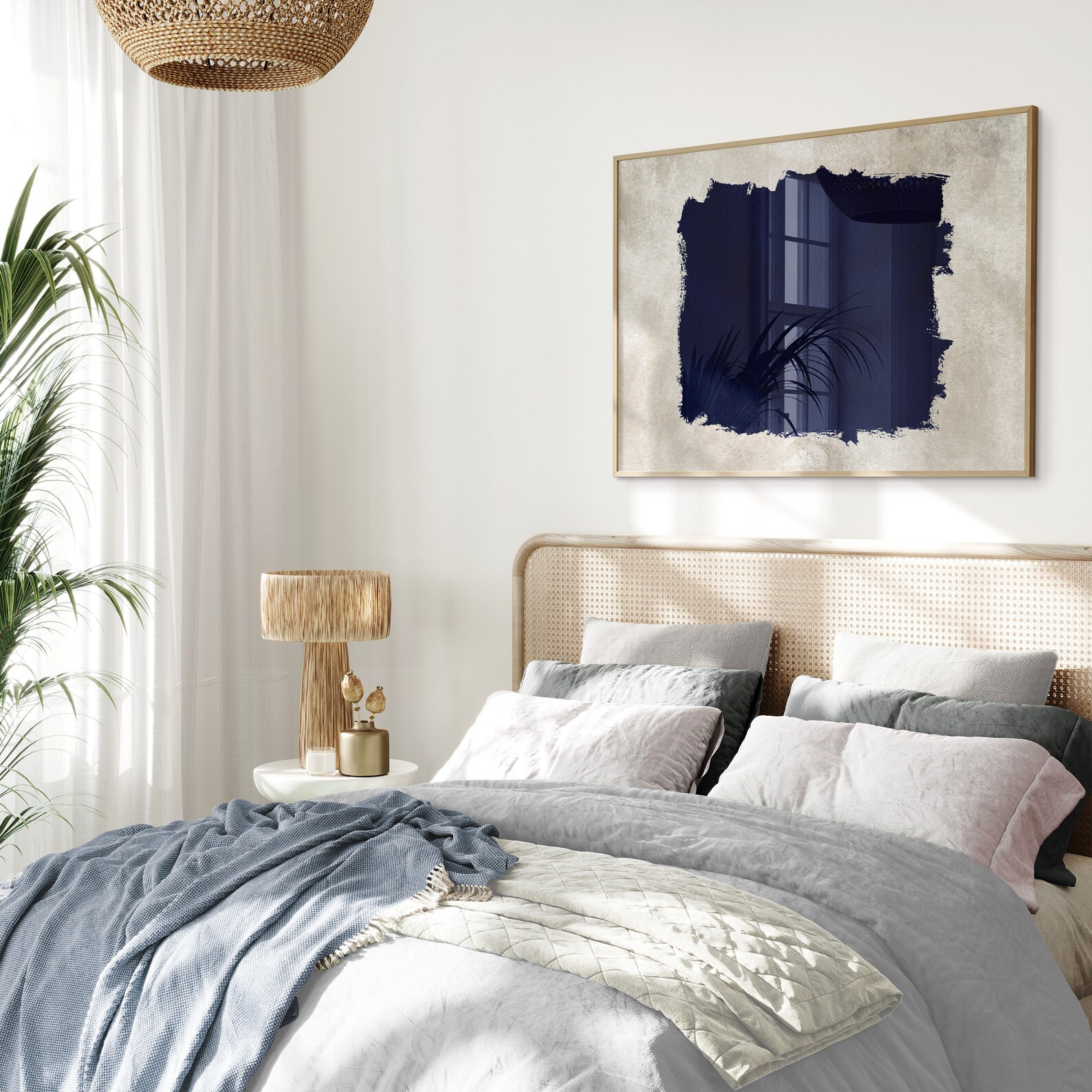 Navy Blue Abstract Wall Art Navy Blue Prints Abstract - Etsy