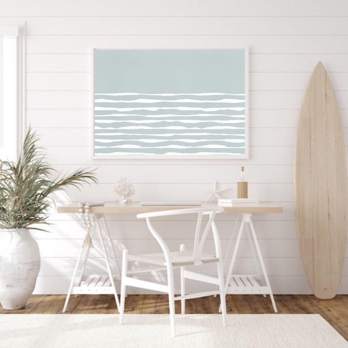 Abstract Beach Art Beachy Print Coastal Art Original Boho - Etsy