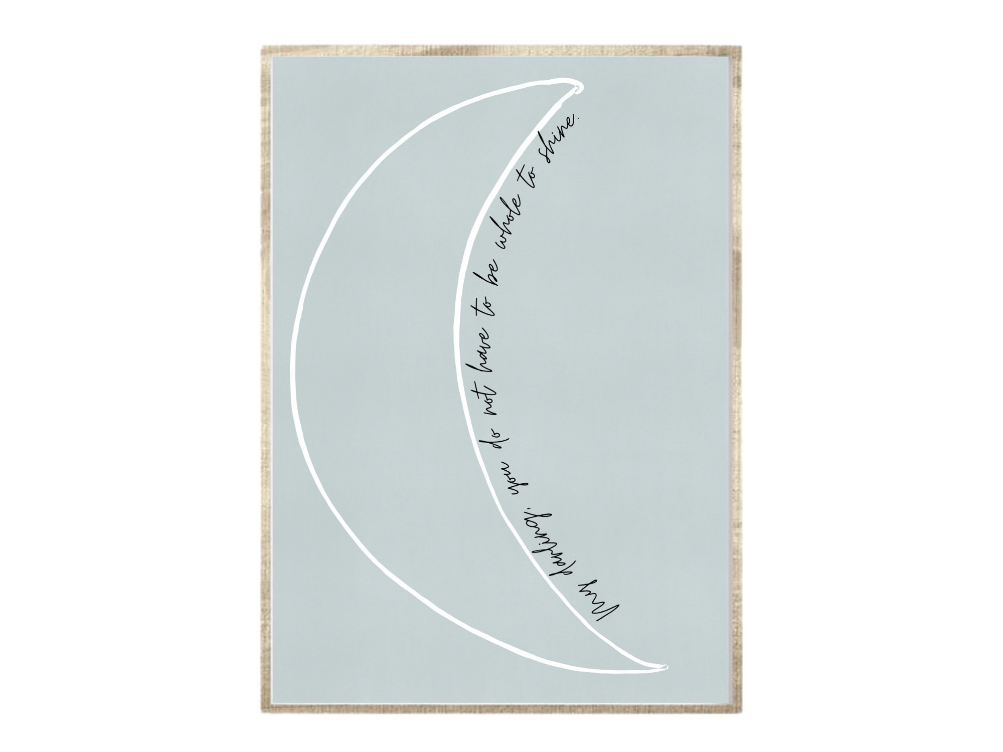 Moon Crescent Moon Quote
