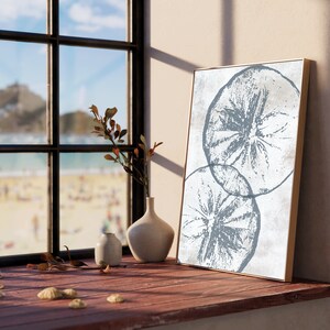 Sand Dollar Wall Art, Beach Printable, Modern Beach Art, Beach Home ...
