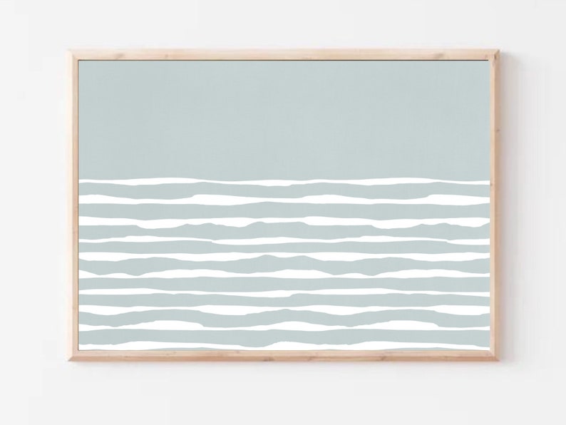 Abstract Beach Art Beachy Print Coastal Art Original Boho - Etsy