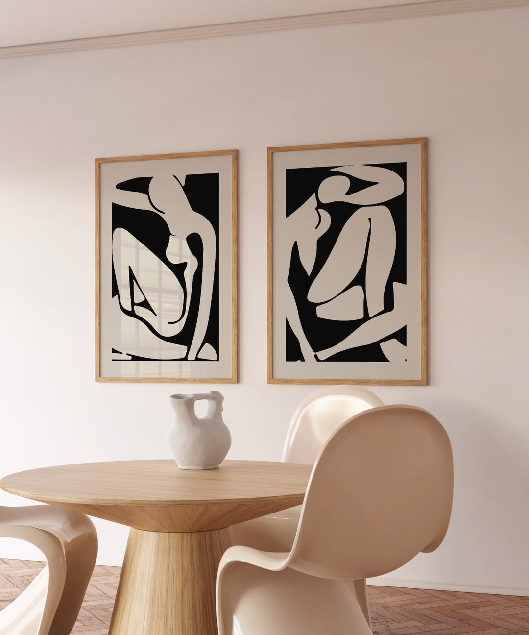 Silhouette Prints, Womans Body Print, Abstract Bodies Printable, Woman ...