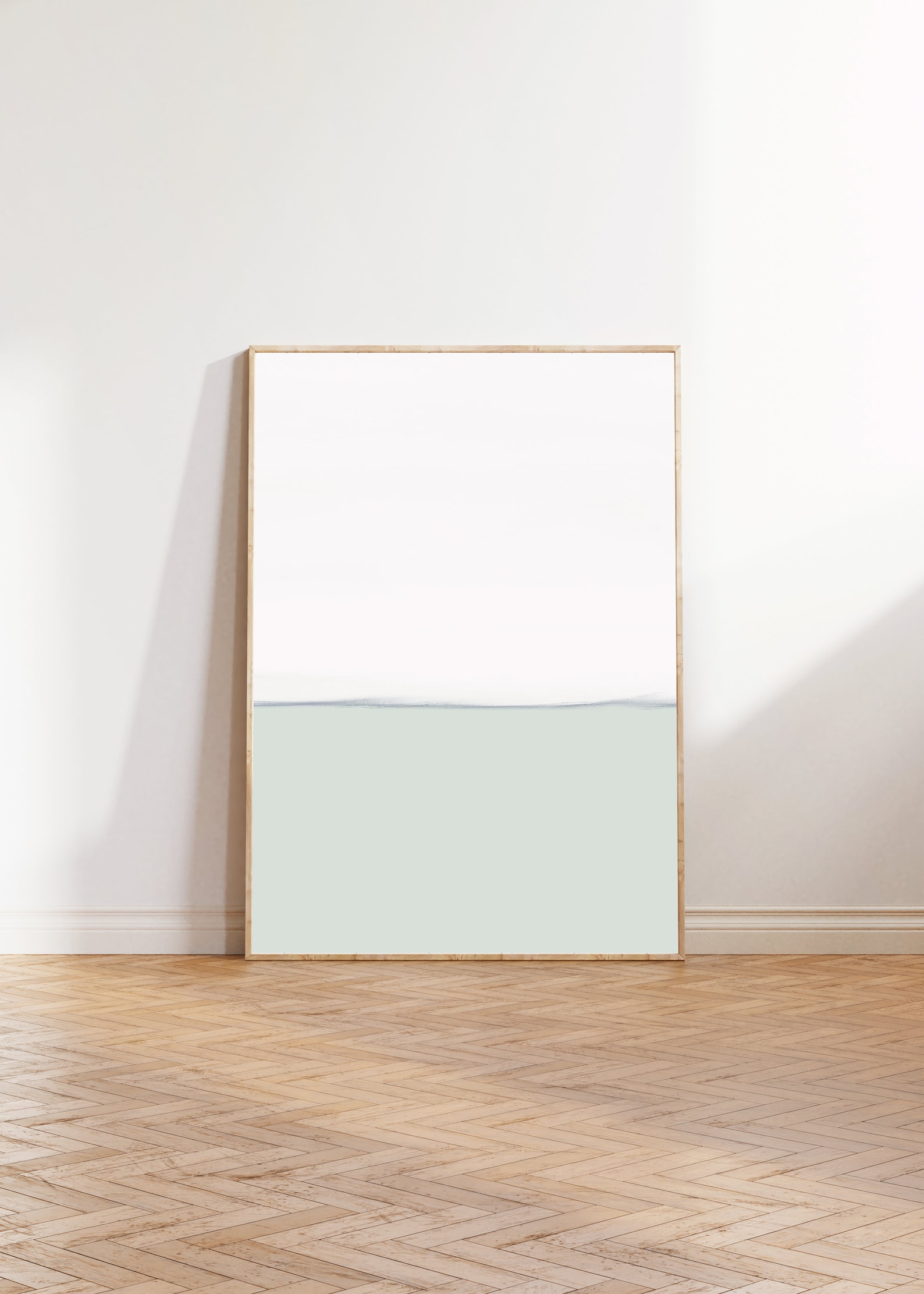 Minimalist Beach Art Minimalist Painting Coastal Printable - Etsy