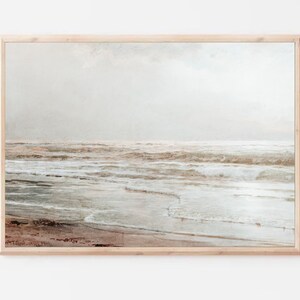 Neutral Coastal Wall Art, Beach Gallery Wall, Boho Beach Art, Muted ...