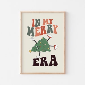 Christmas Printable Wall Art, Retro Christmas Art, Nostalgic Christmas ...