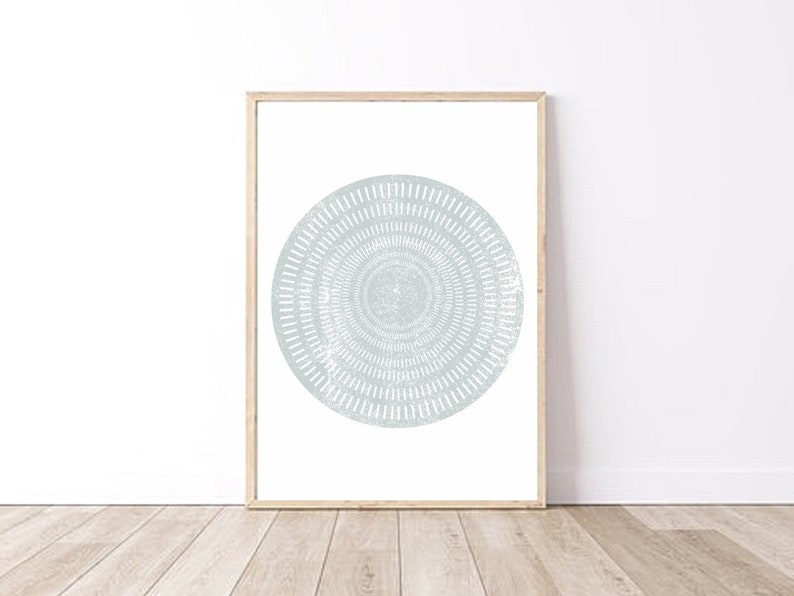 Beach Abstract Art Beach Printable Geometric Art Coastal | Etsy