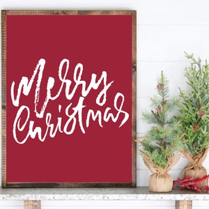 Christmas Wall Art Set, Set of 6 Prints, Christmas Gallery Wall ...