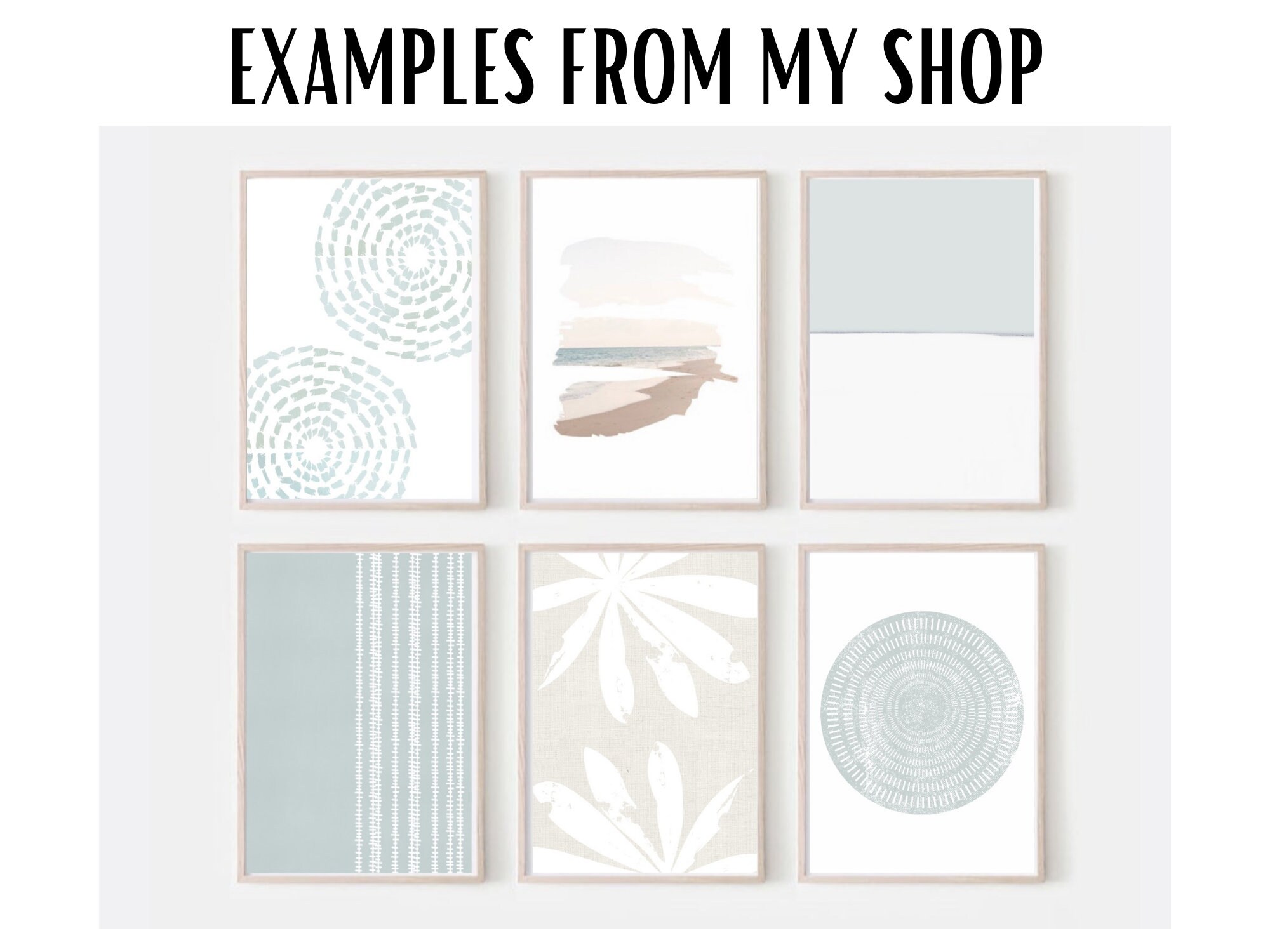 Custom Prints Set of 6 Custom Gallery Wall Personalized Art | Etsy