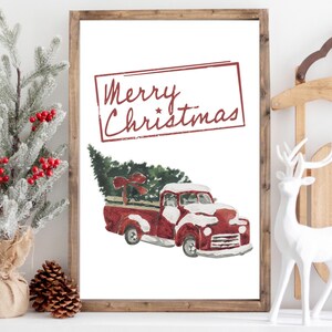 Christmas Wall Art Set, Set of 6 Prints, Christmas Gallery Wall ...
