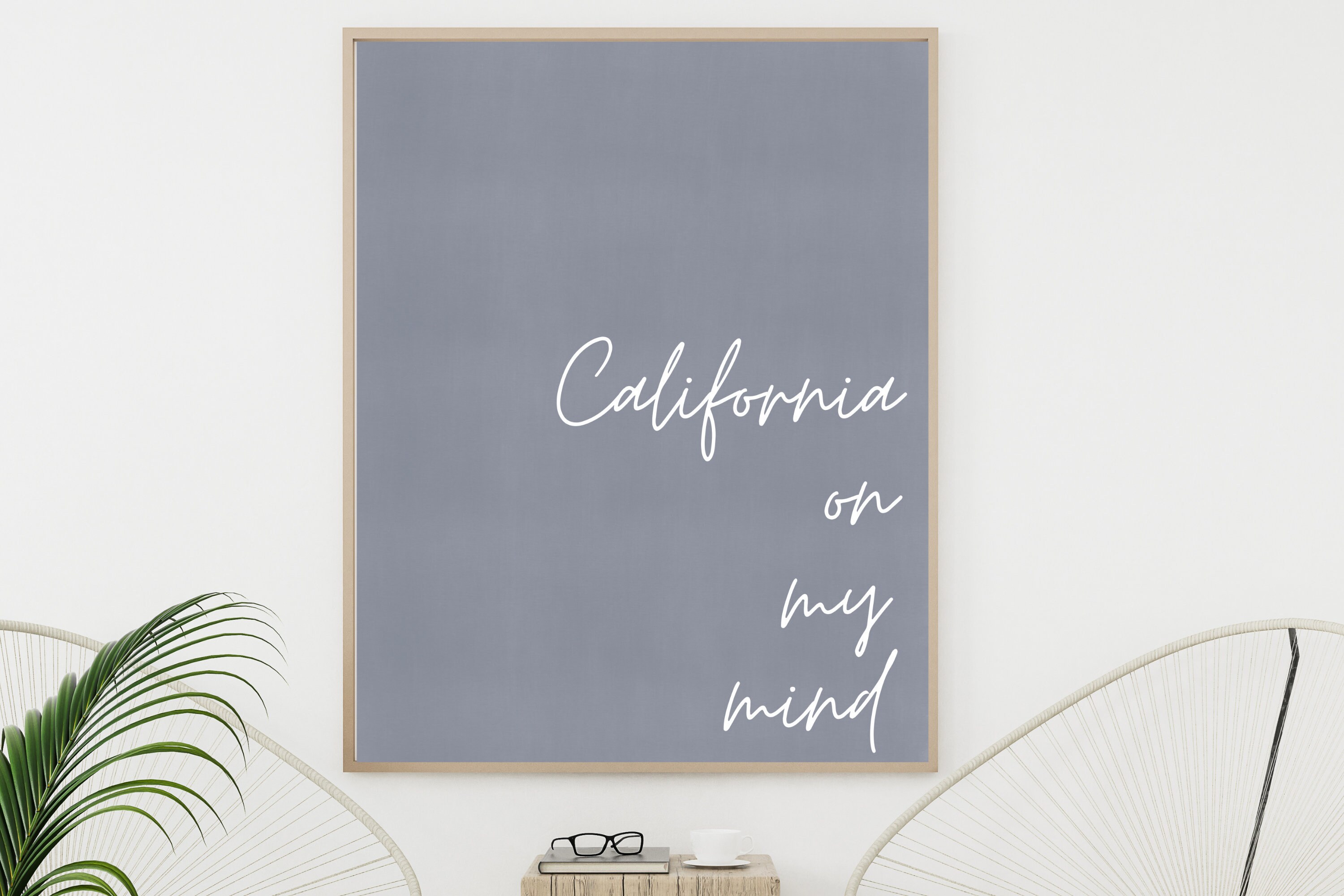 California Wall Art Print Quote Printable Script Quote Wall - Etsy