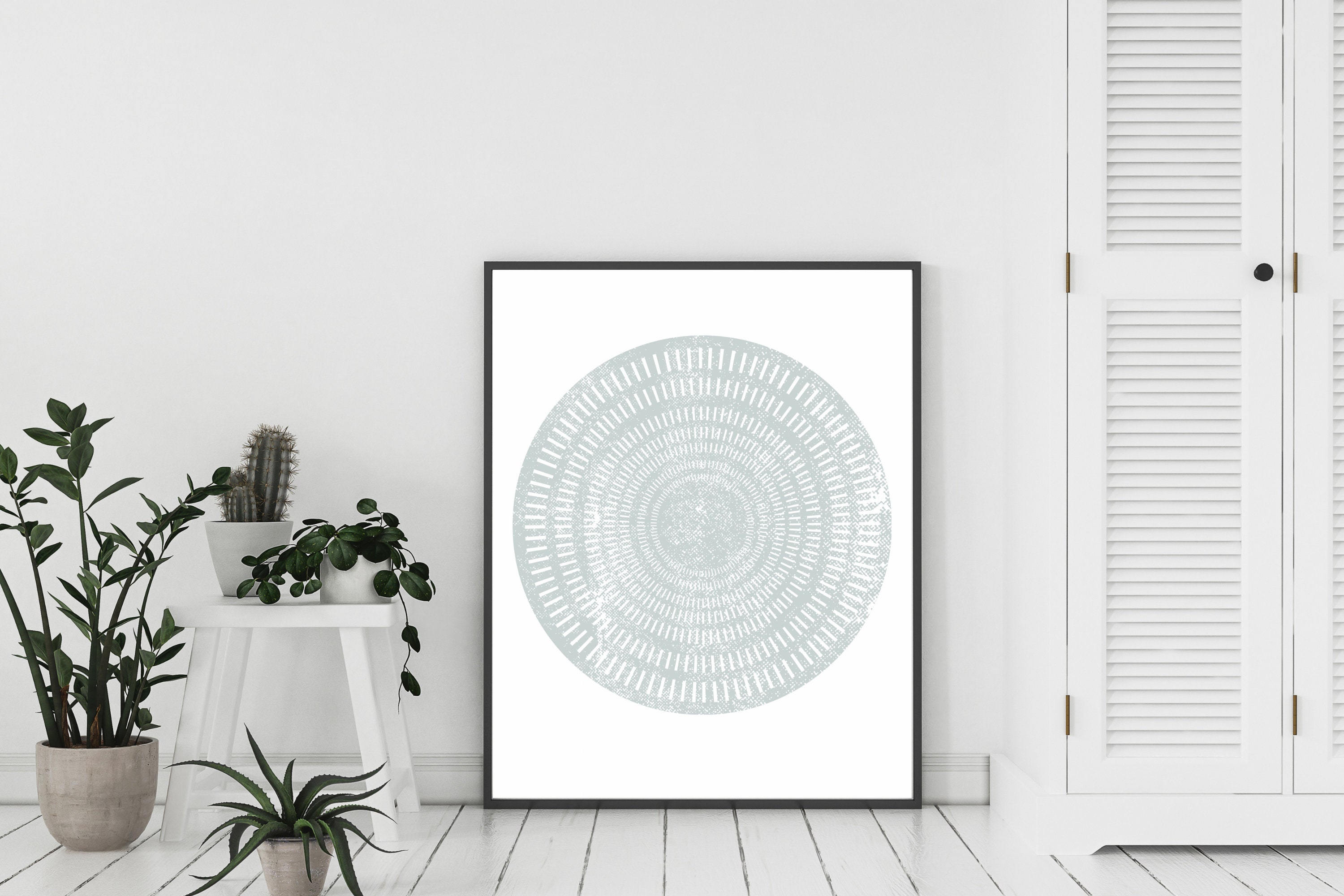 Beach Abstract Art Beach Printable Geometric Art Coastal | Etsy