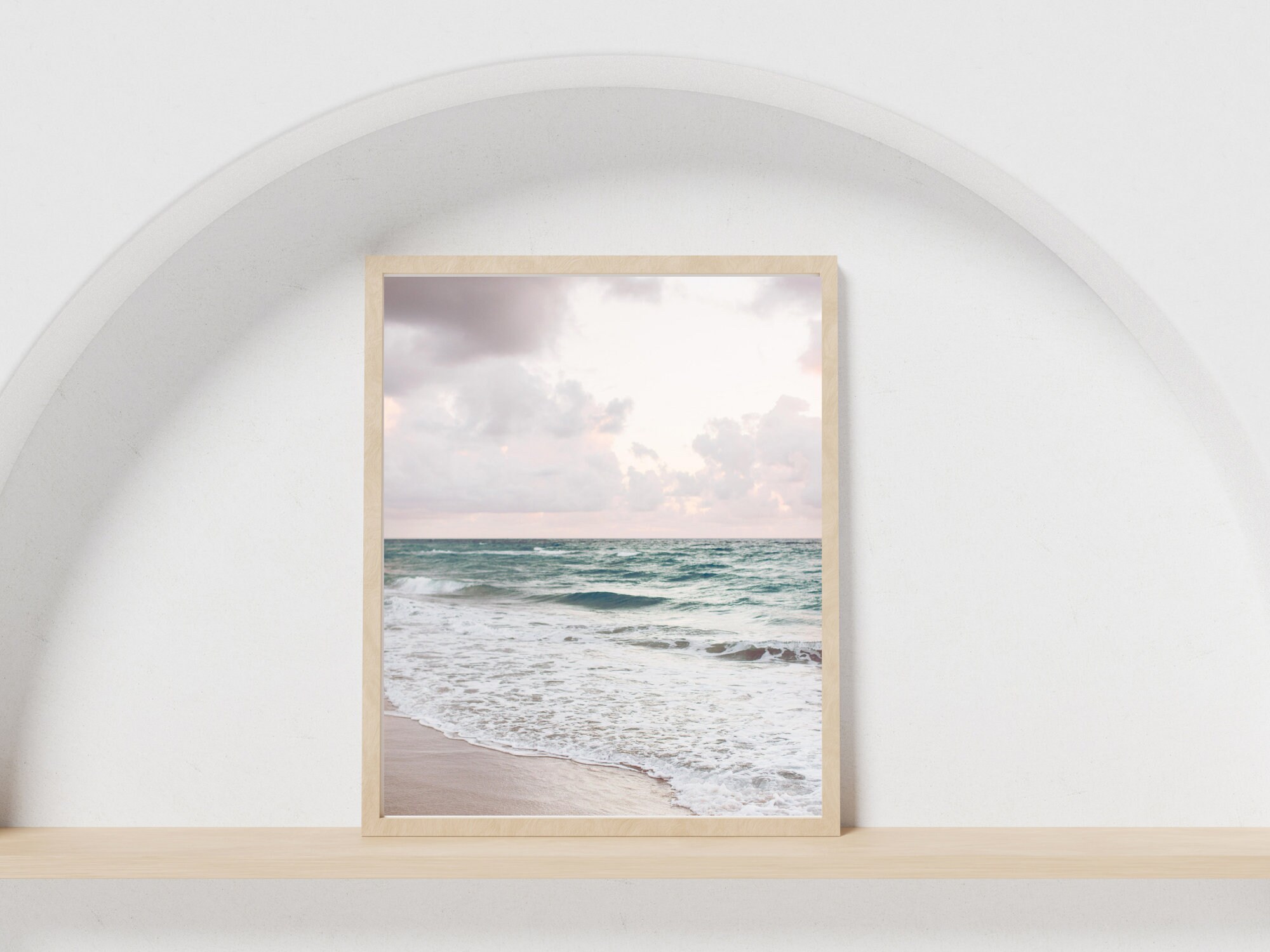 Pastel Beach Print, Beach Photography, Coastal Print, Ocean Photograph ...