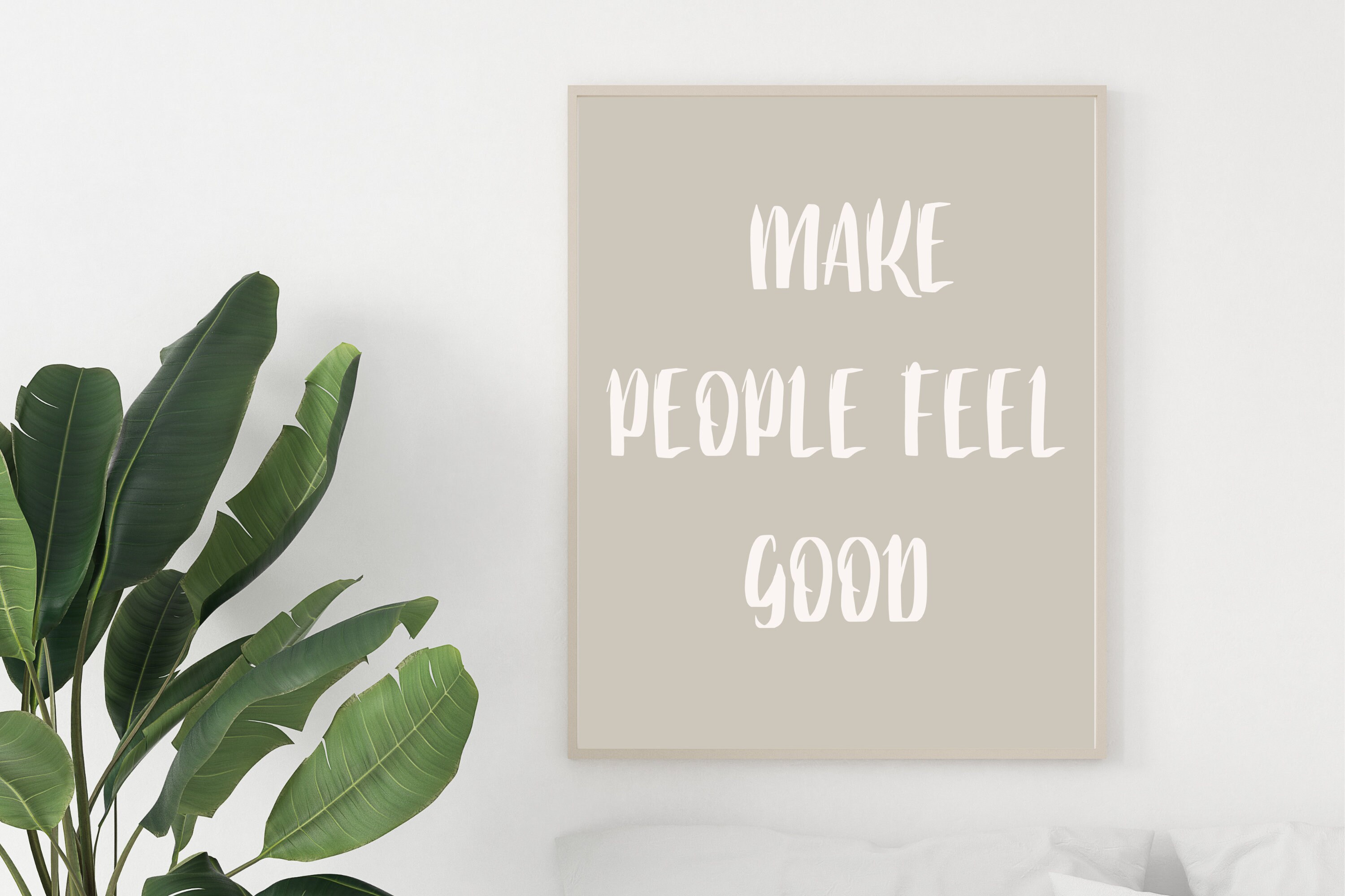 Make People Feel Good Quote Print Printable Quote Kindness - Etsy UK