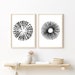 Black Abstract Wall Art Set of 2 Prints Printable Wall Art - Etsy