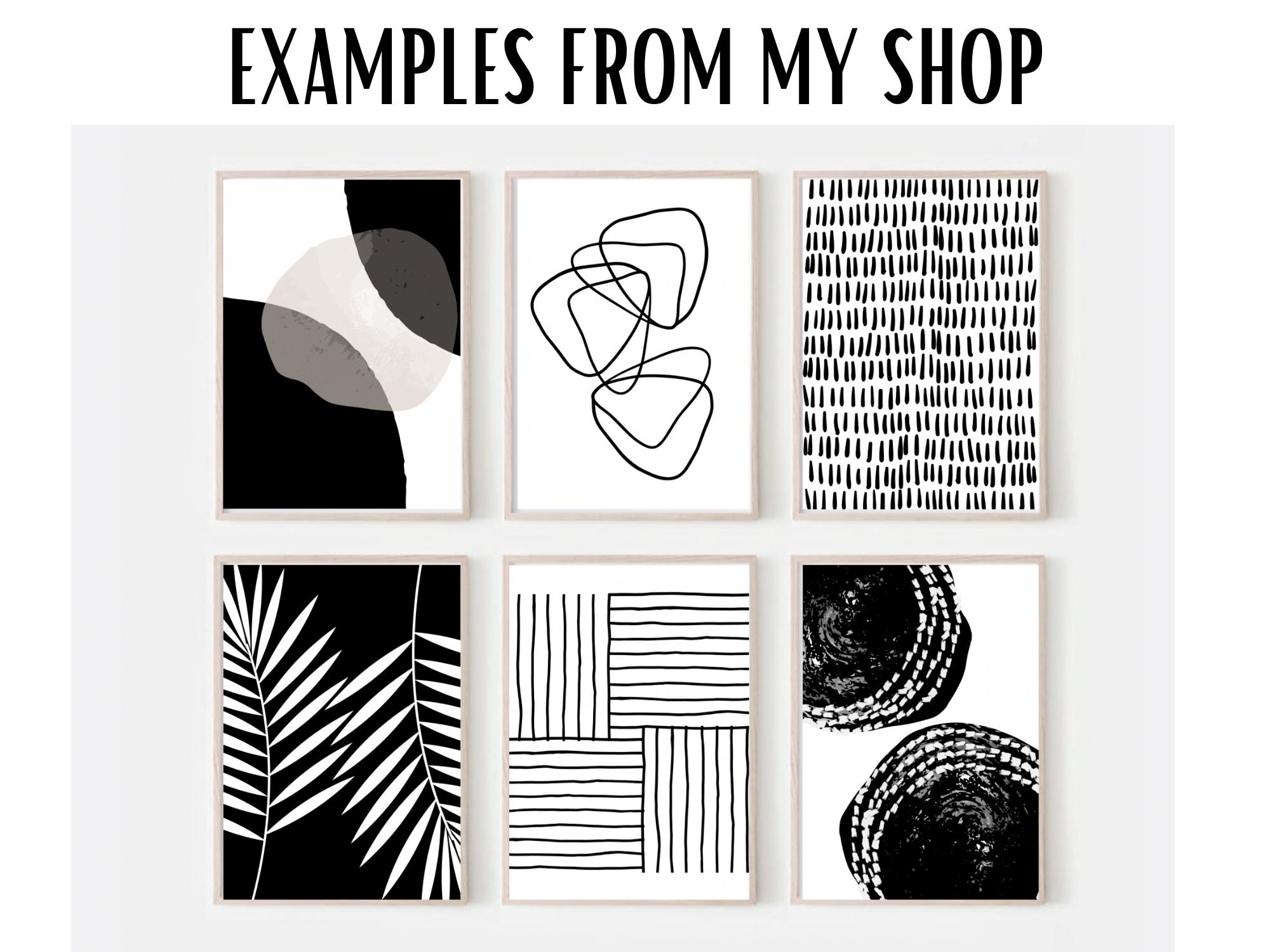 Custom Prints Set of 6 Custom Gallery Wall Personalized Art | Etsy