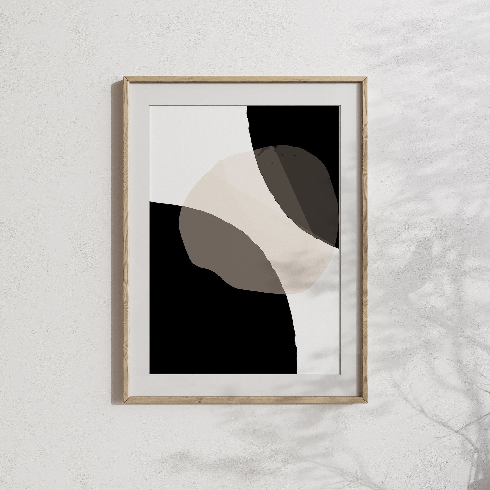 Black Abstract Wall Art Set Abstract Gallery Wall Black and - Etsy