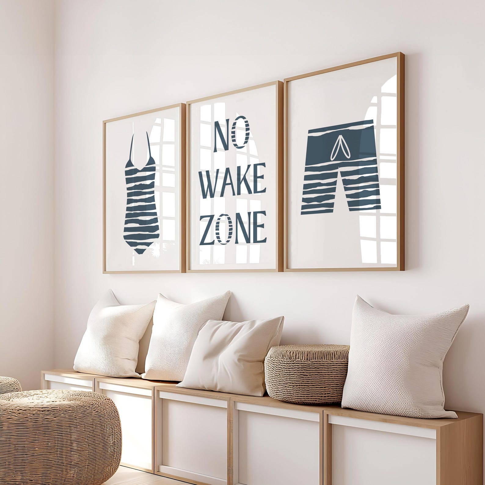 Swimsuit Prints, Set of 3 Coastal Art, Beach House Art, Bathing Suit ...