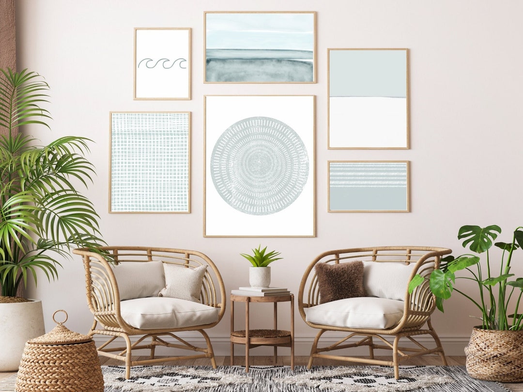 Coastal Wall Art Beach Gallery Wall Beach Prints Coastal - Etsy