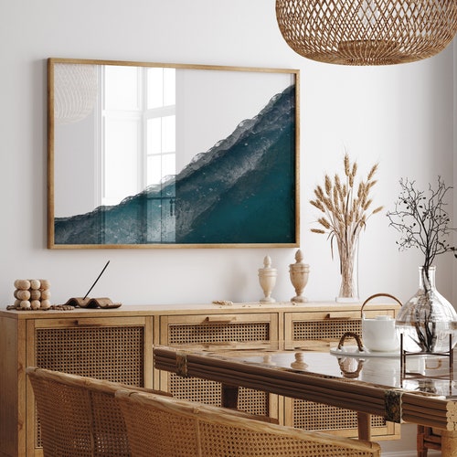Ocean Wall Art Boho Beach Decor Wave Painting Beach Wall - Etsy