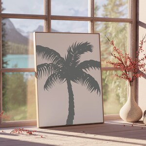 Palm Tree Wall Art, Palm Tree Prints, Neutral Beach Prints, 3 Piece Set ...