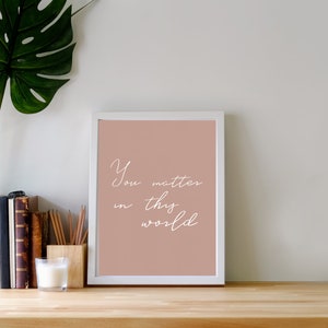 Self Love Prints, Boho Gallery Wall, Set of 5 Prints, Neutral Wall ...