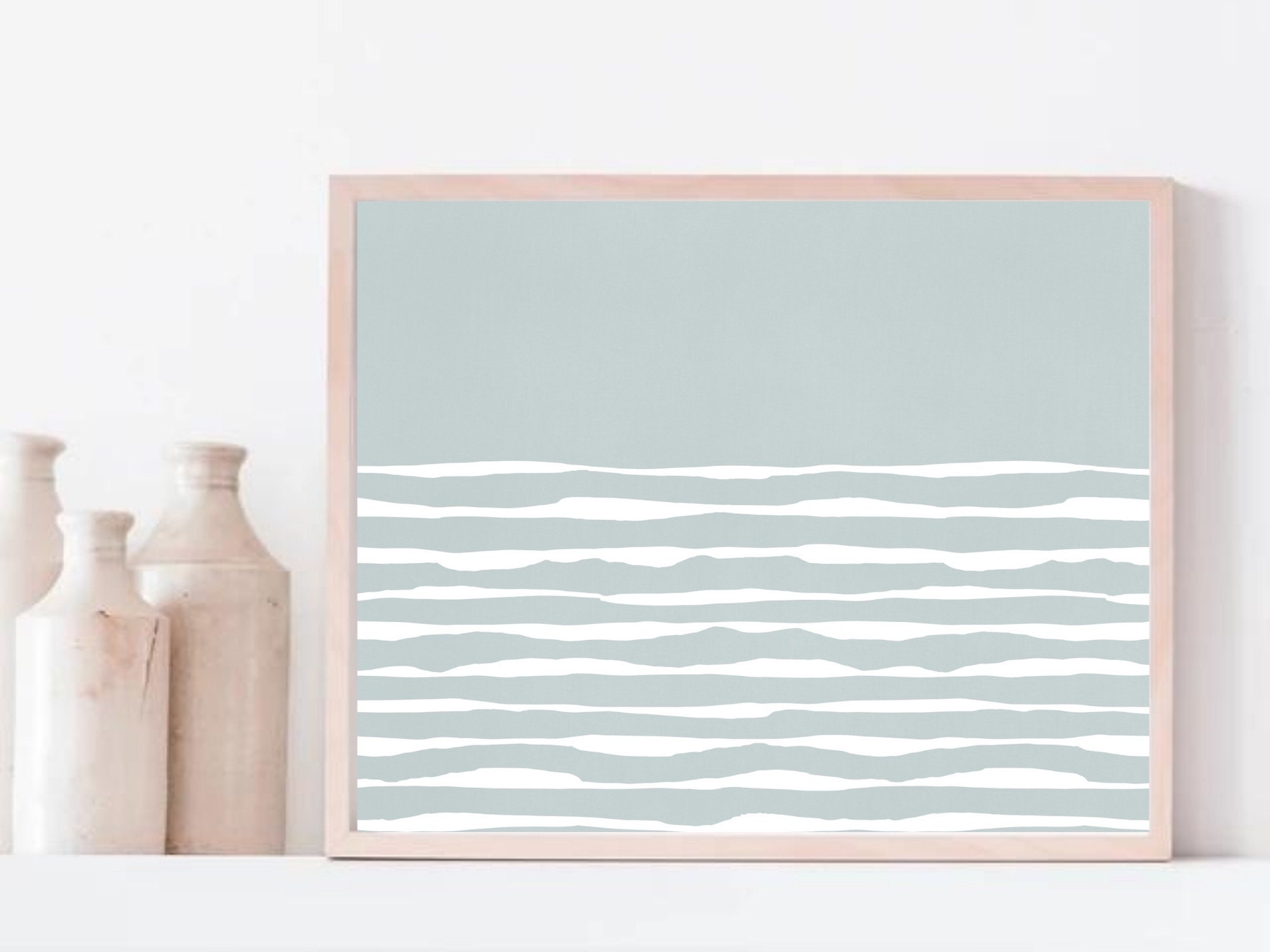 Abstract Beach Art Beachy Print Coastal Art Original Boho - Etsy