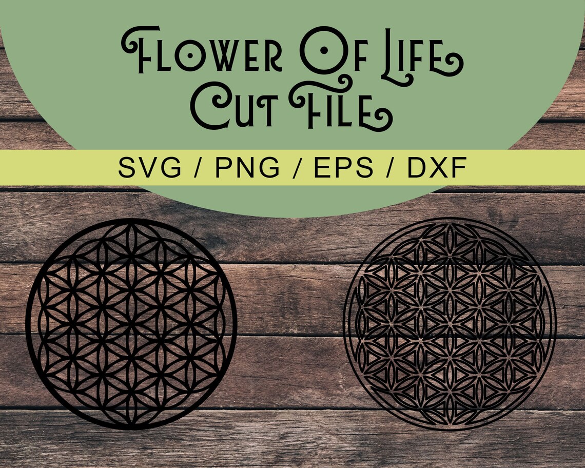 Flower of Life SVG PNG EPS / Sacred Geometry Vector Cut File Glowforge ...
