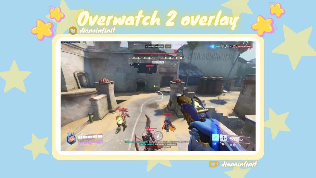Overwatch 2 Star Overlay for Stream - Etsy